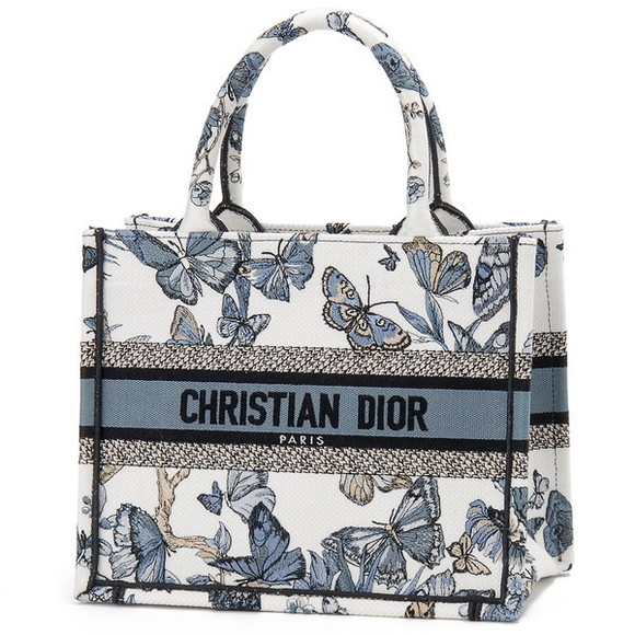 Dior | Bags | Dior Butterfly Small Book Tote Bag White Blue | Poshmark